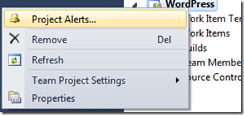Hidden Gems in TFS–Part 5 Handling alerts and notifications – The Road ...